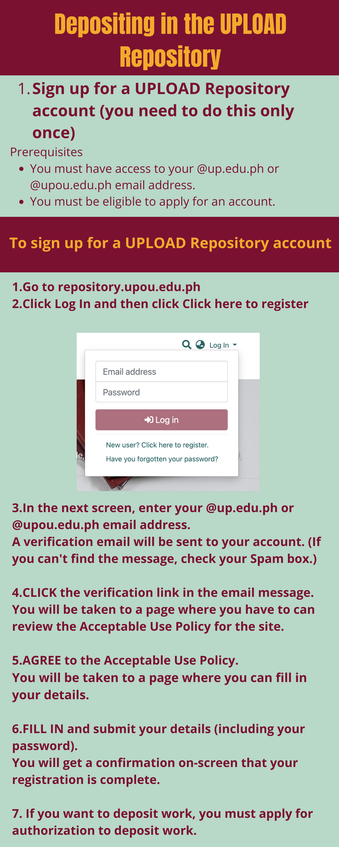 UPLOAD: UPOU Institutional Repository - Library