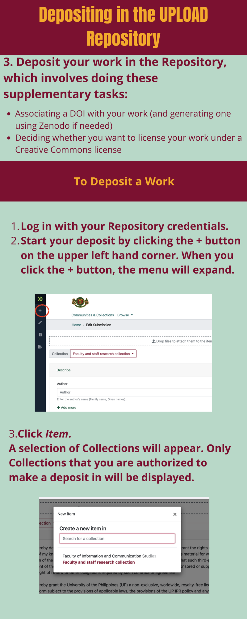 UPLOAD: UPOU Institutional Repository - Library